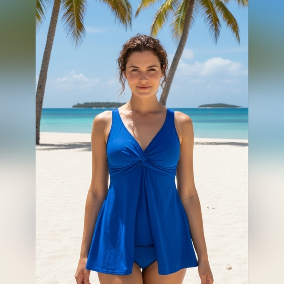 Miraclesuit | Swim | Miraclesuit Blue Tankini Top 8 | Poshmark